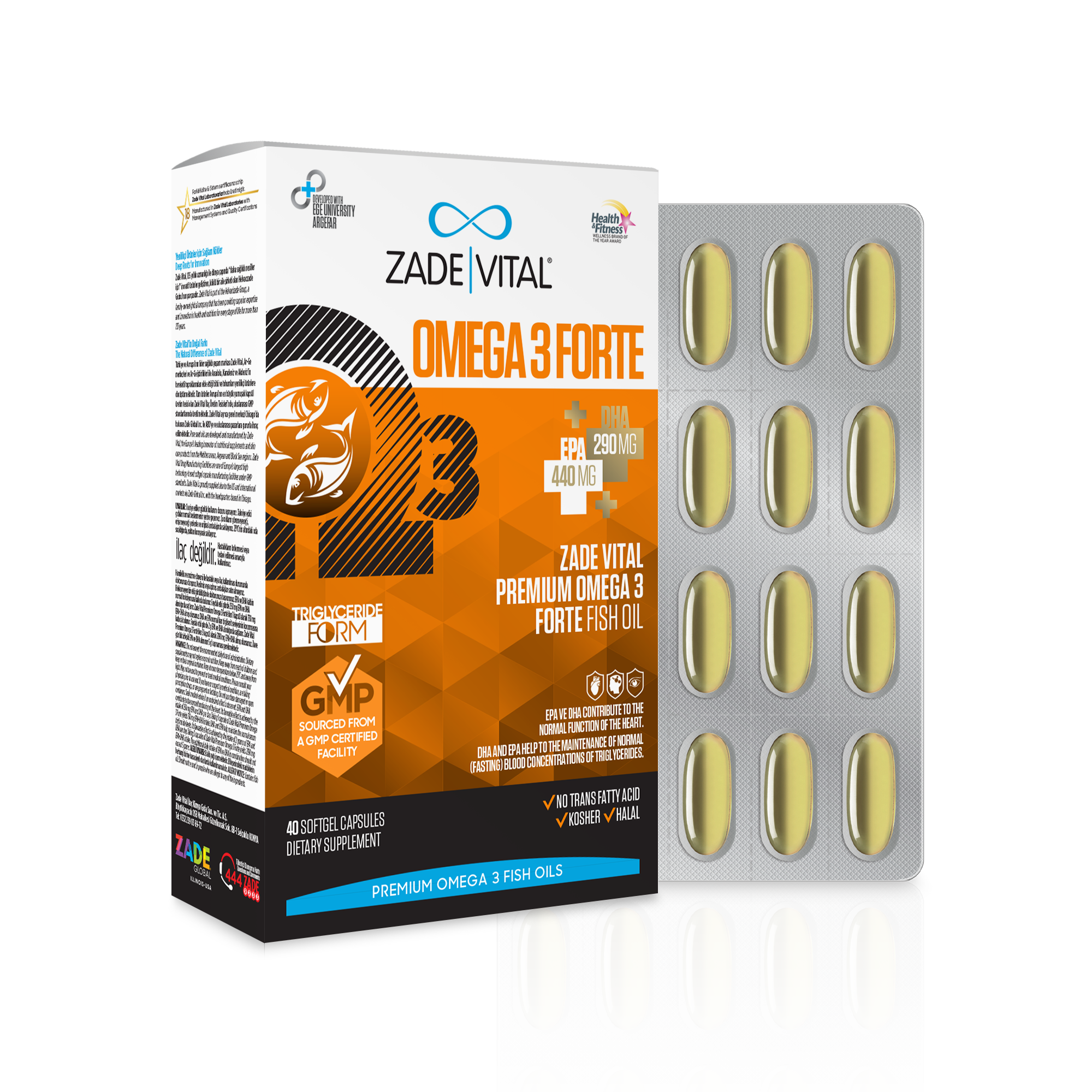 OMEGA 3 FORTE FISH OIL – Vitalpharma Ltd